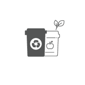 Atkritumu šķirošanas tvertnes iekštelpām